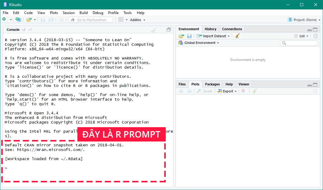 R-002 Chào R! Môi trường vận hành R. • Lê Quang Tiến